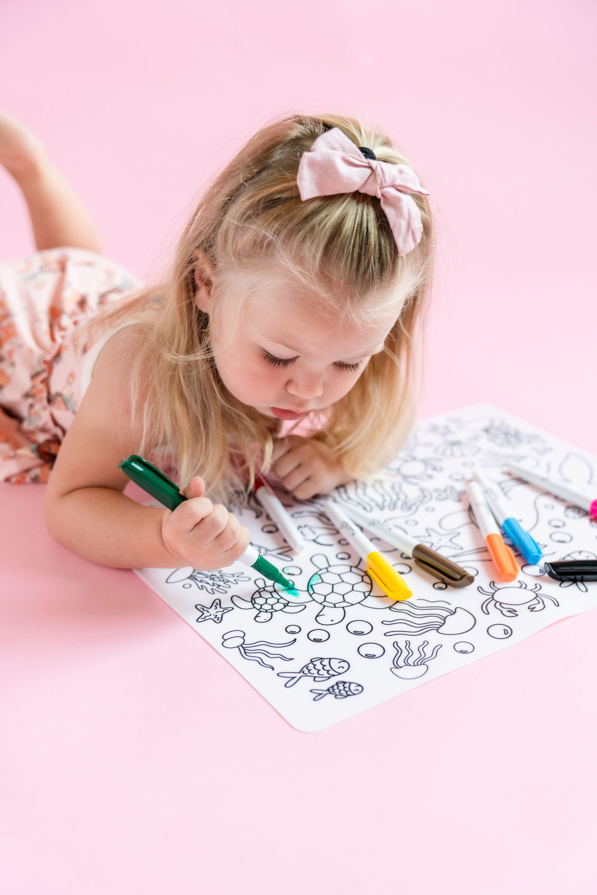 Reusable Silicone Coloring Mat | Mess-Free Fun for Kids | Travel ...