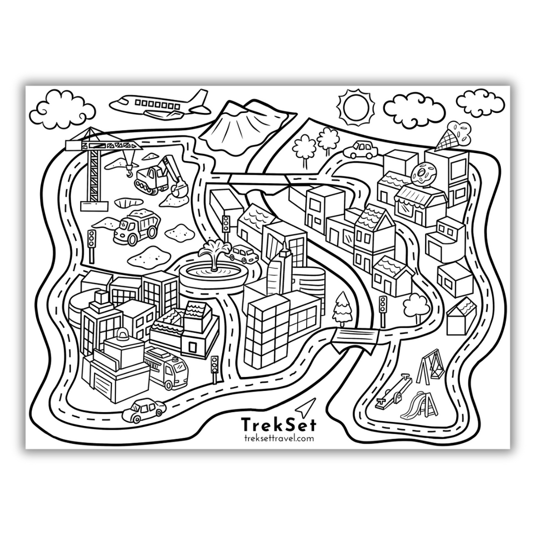 Reusable Silicone Coloring Mat | Mess-Free Fun for Kids | Travel ...