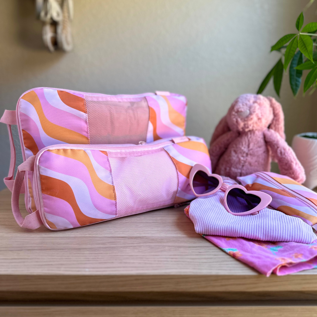 Compression Packing Cubes Set | Eco-Friendly Travel Organizers – TrekSet